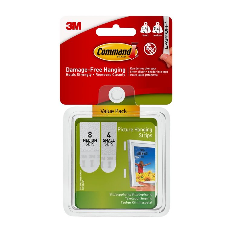 3M Command Value Pack 4 Small 8 Medium – SaveDirect.com