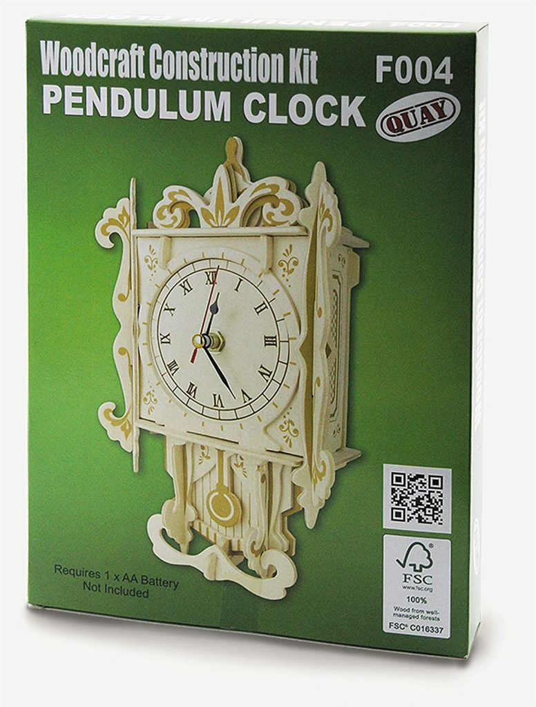 Woodcraft Construction Kit PENDULUM CLOCK – SaveDirect.com