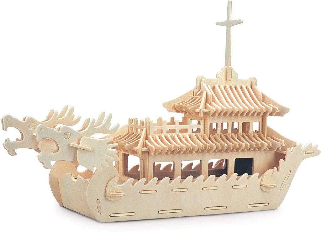 Woodcraft Construction Kit Dragon Boat – SaveDirect.com